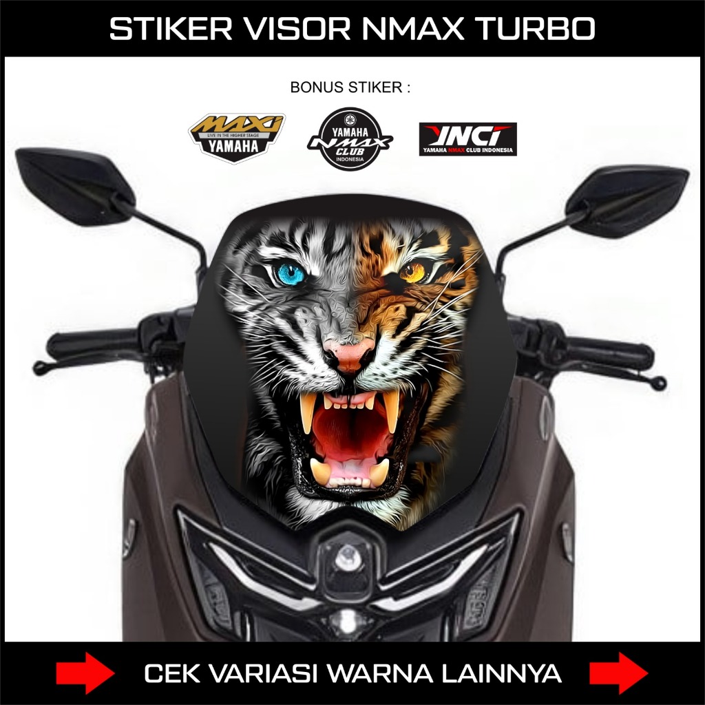 Nmax Neo Visor Sticker/Nmax Turbo/Nmax Turbo Visor Decal Sticker/Neo ...