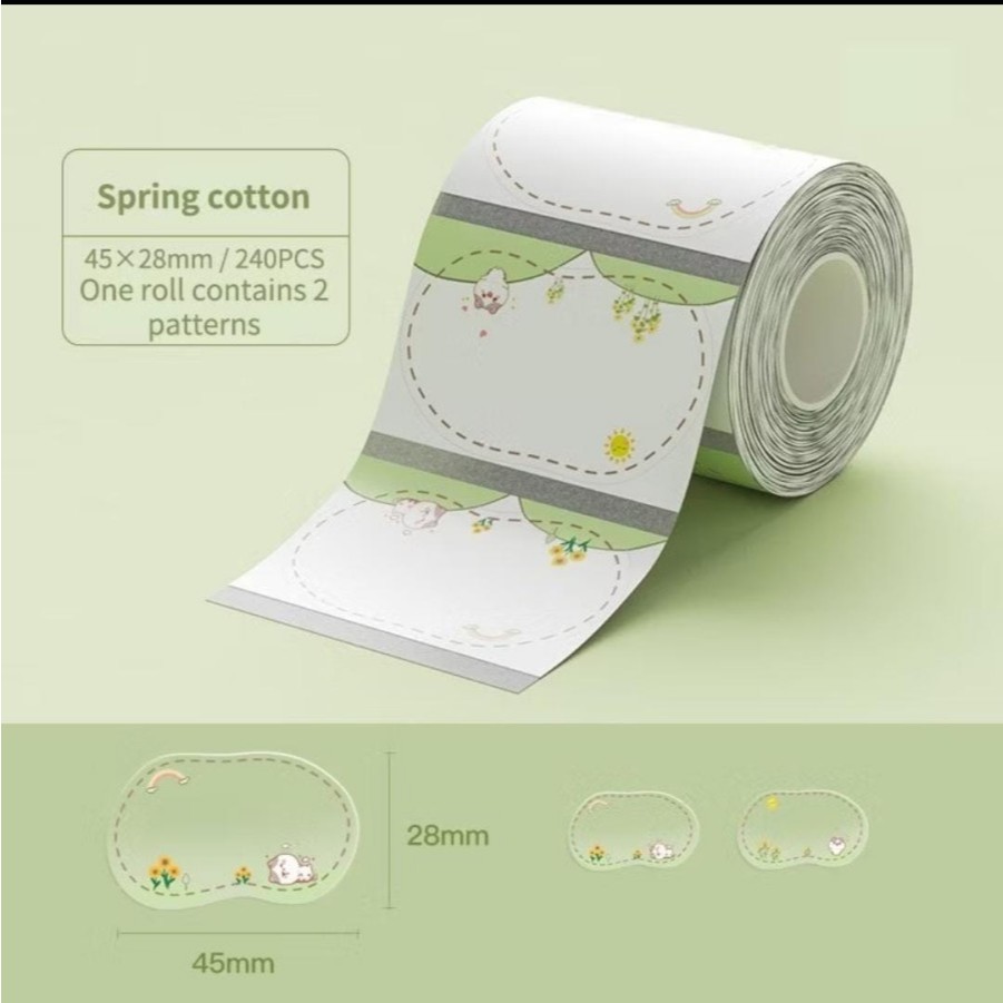 Niimbot B21 B1 B3S B203 STICKER LABEL THERMAL MOTIF CLEAR Transparent Waterproof Oil | Shopee ...