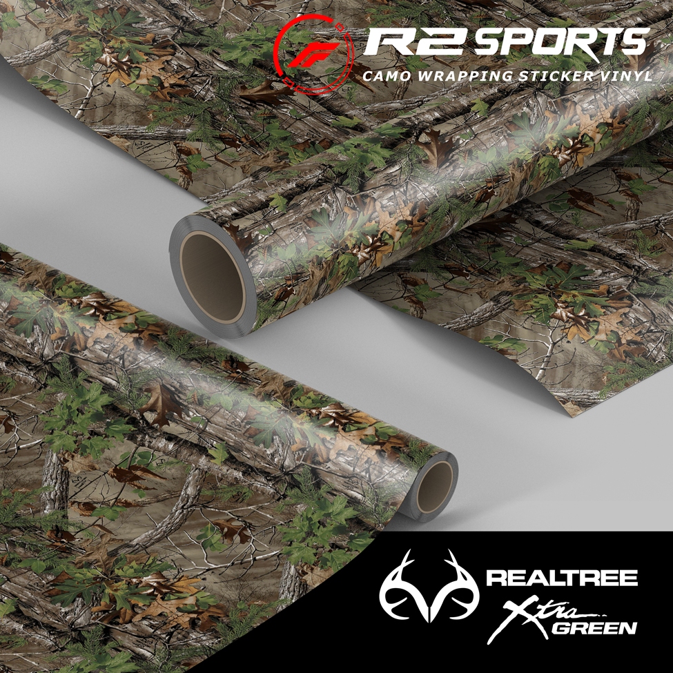 Realtree Camo Camouflage Sticker Size 100x50cm Matte Lamination ...