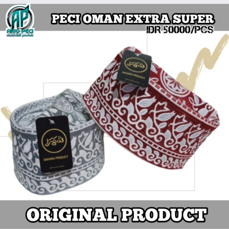 Original White Oman Songkok Bangladeshi Cap | Shopee Malaysia