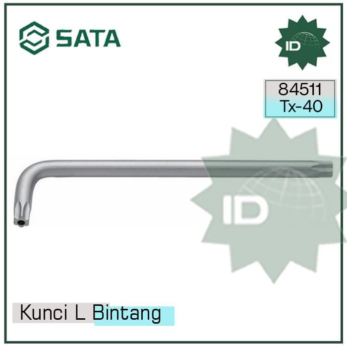Long Star L Key 84511 Torx Tamper Ptoof Key T40 Sata Tools | Shopee ...