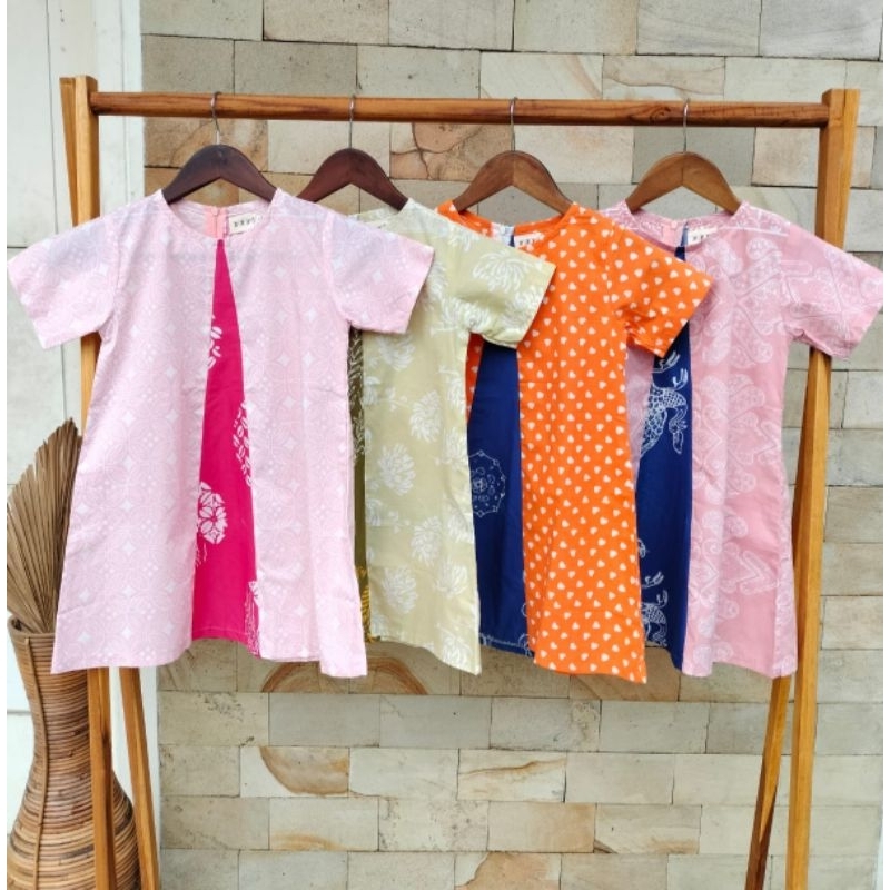 Girls Batik Dress | Batik Clothes For Girls 2-10 Years | Original ...