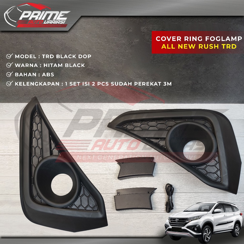 Cover Ring Foglamp All New Rush Terios 2018 TRD model | Shopee Malaysia