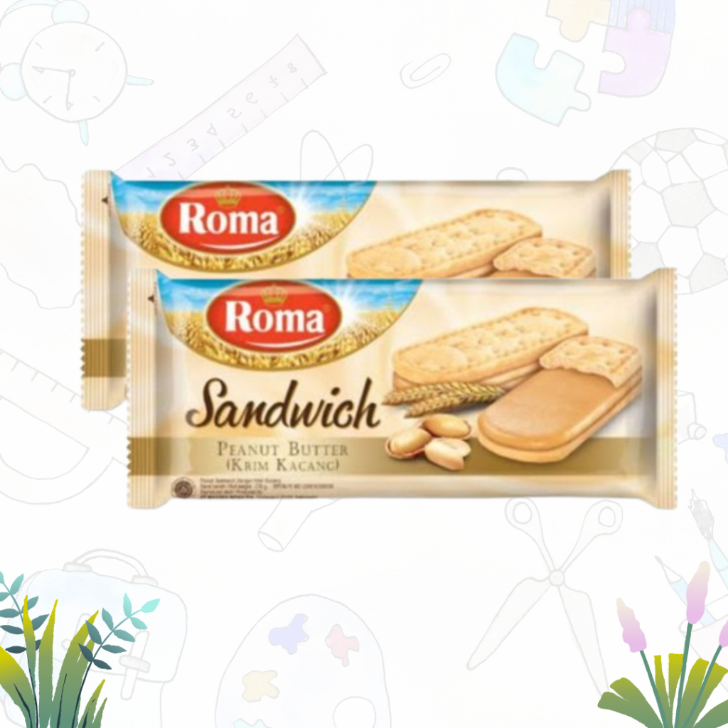 Roma Sandwich Peanut Butter 157gr (PCS) | Shopee Malaysia