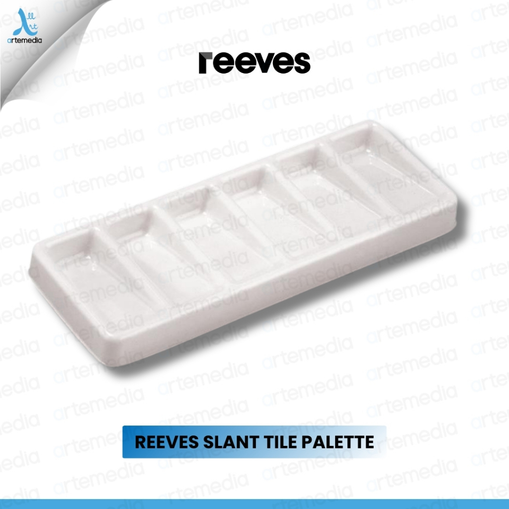 Reeves Slant Tile Plastic Paint Palette Painting Palette | Shopee Malaysia