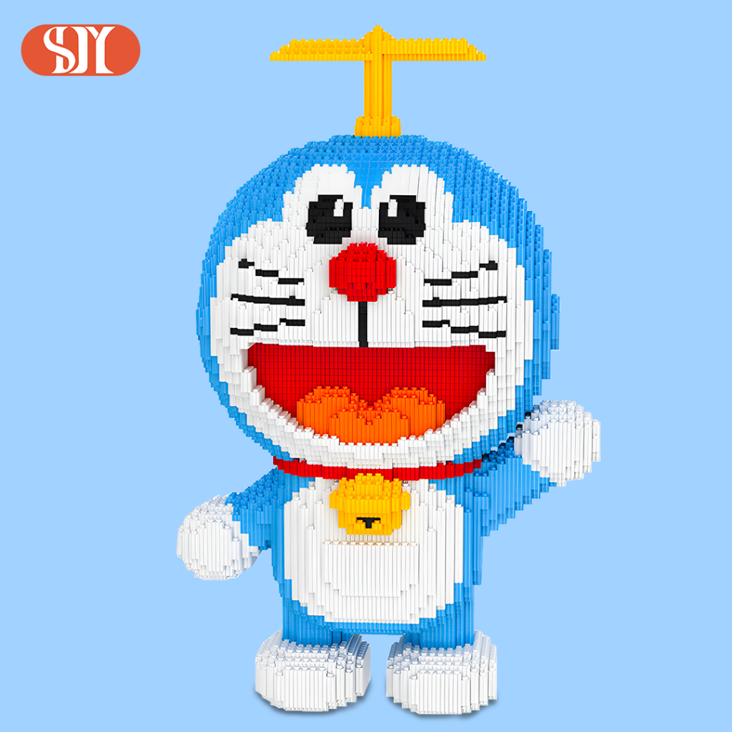 Nano Block Bricks Series Doraemon Bamboo Propeller 5461pcs 3D Animation ...