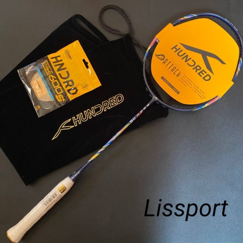 Original Blue Hundred Rock R8 Badminton Racket | Shopee Malaysia