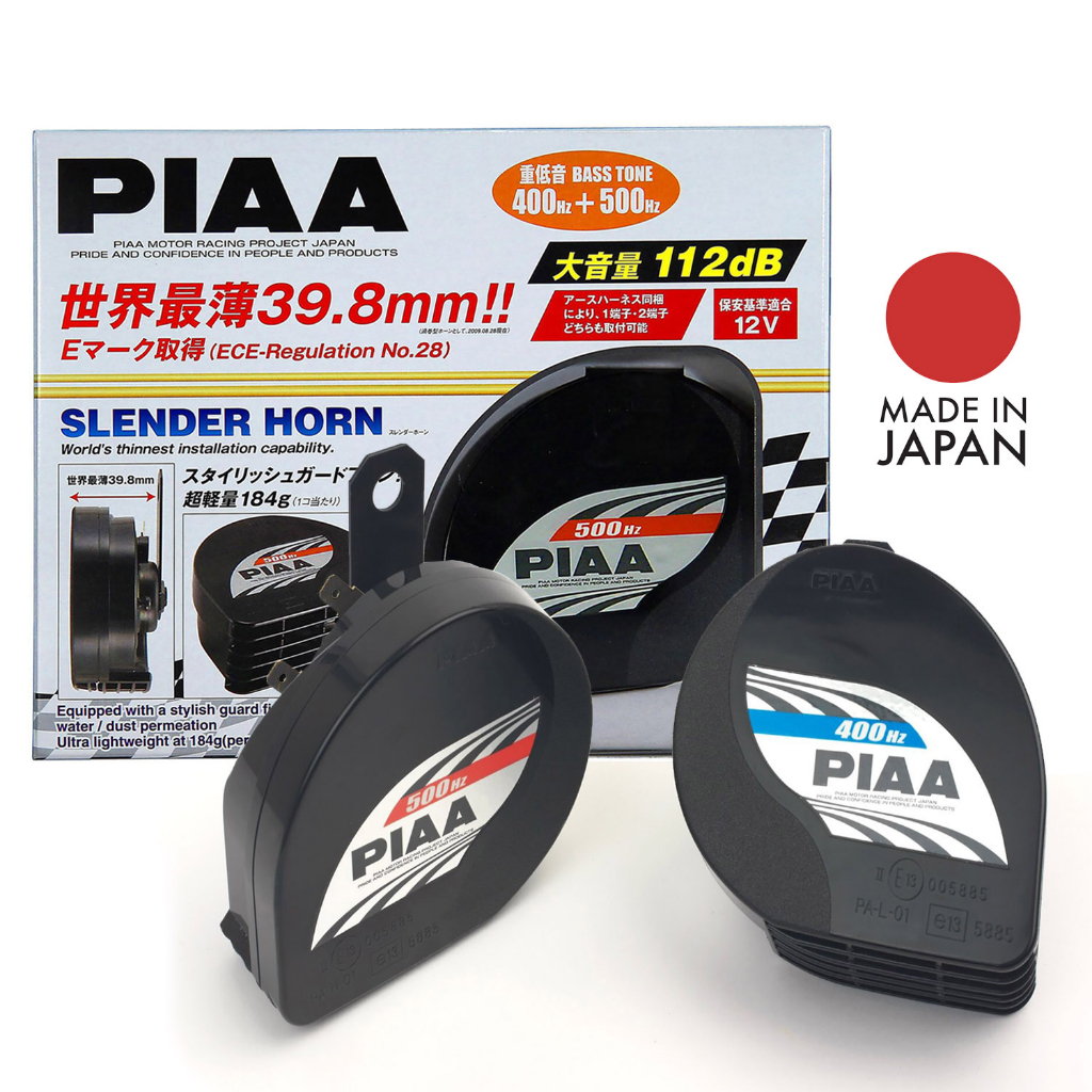 Piaa Slender Stereo 112 dB JDM Style ORIGINAL Car Horn Made in JAPAN | Shopee Malaysia