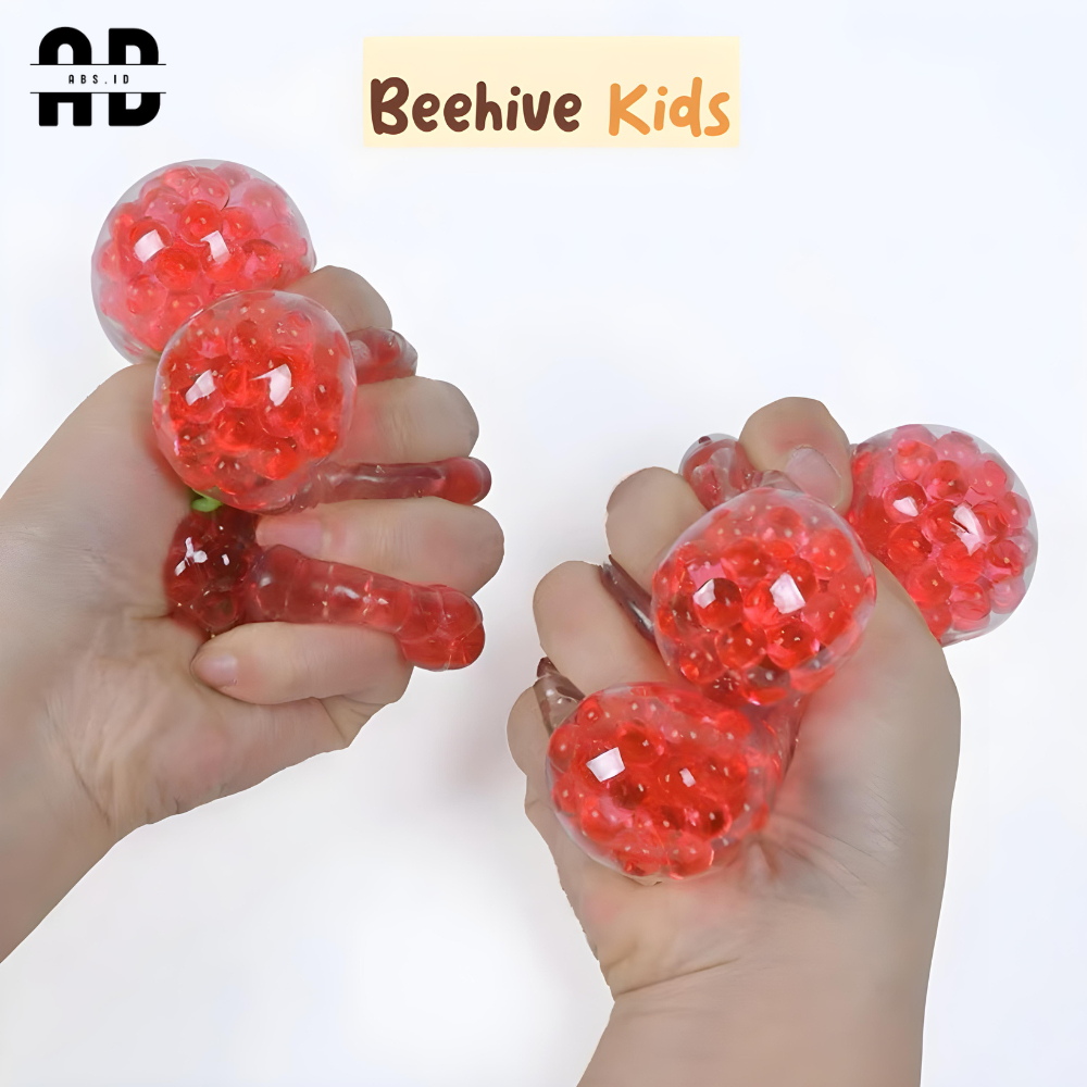Abs - Squishy MeshBall Strawberry Anti Stress Squeeze Toy | Shopee Malaysia