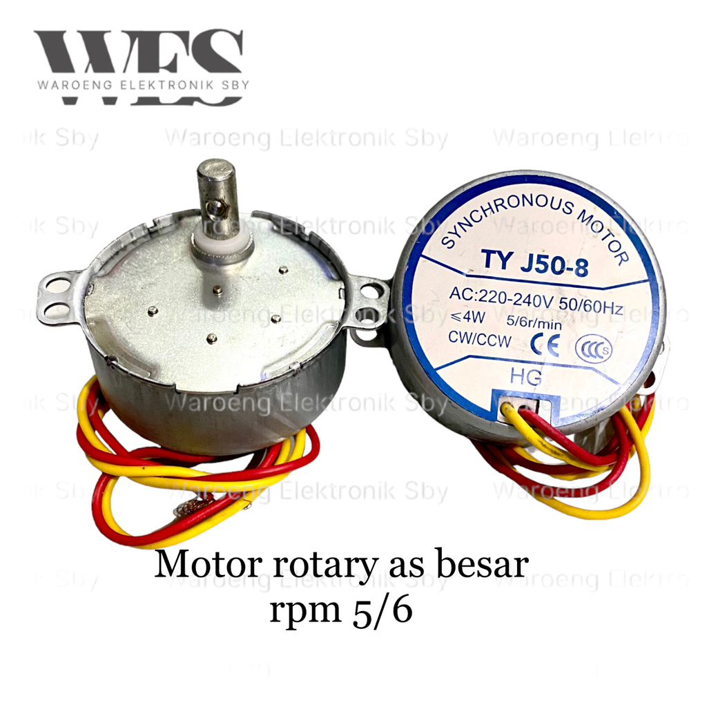 Rotary Axle Big SINCRONOUS Axle Big Axle Fan MOTOR 5/6 Rpm - Big Axle ...