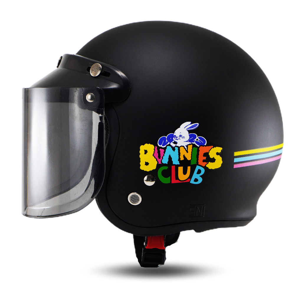 Bipplast Helmet Bogo Retro Kpop Bts Nct New Jeans Bunnies Club SNI ...