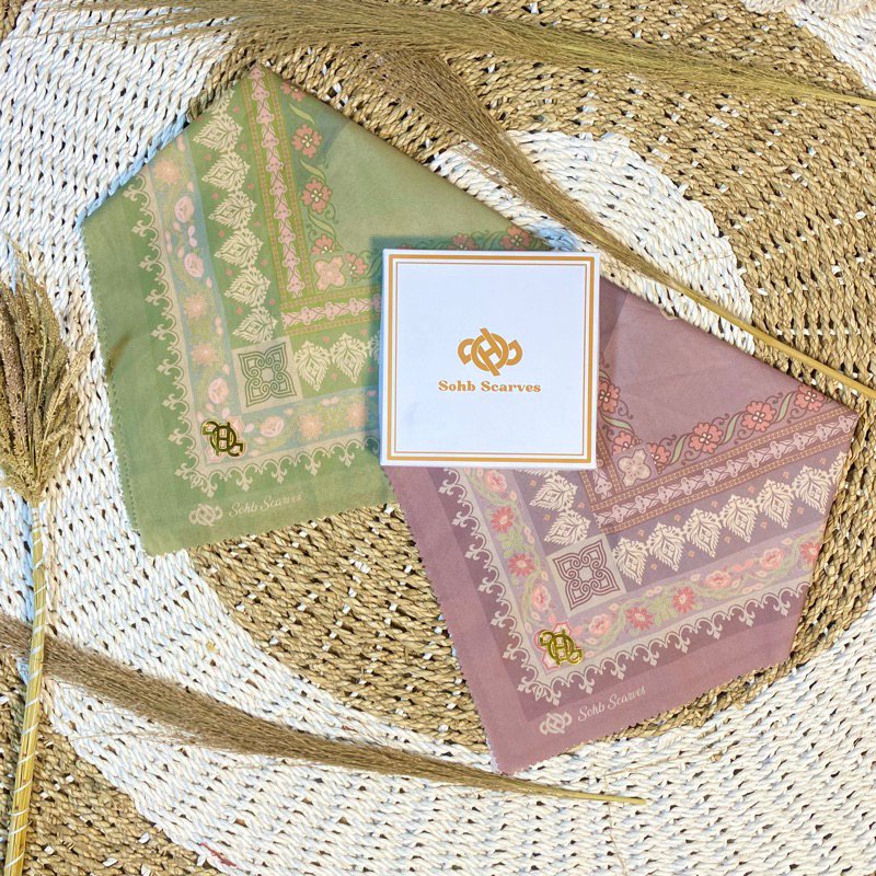 Sohib Scarves / Layla Series - Rectangular Hijab Voal Sublime Motif ...