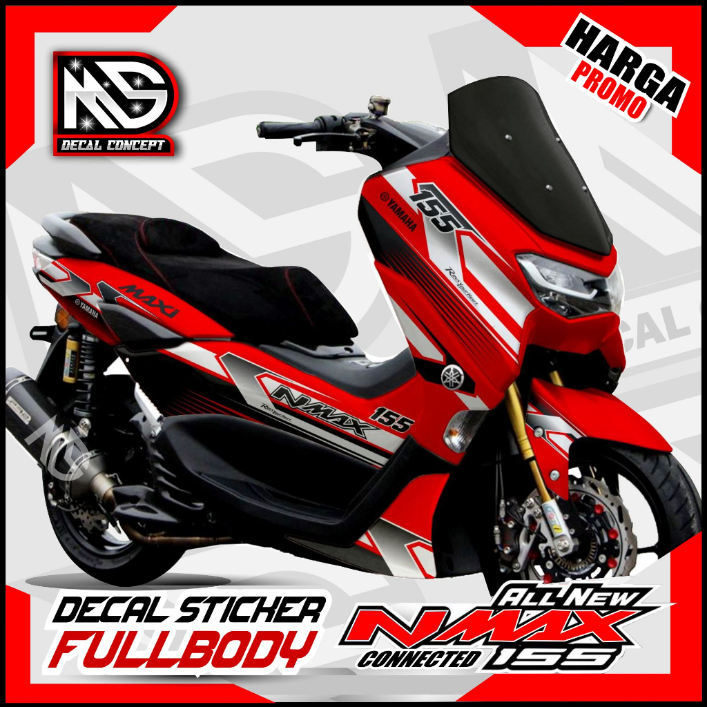 (Anti Fade) Newest Decal Sticker Yamaha nmax 155 new Fullbody Graphic ...