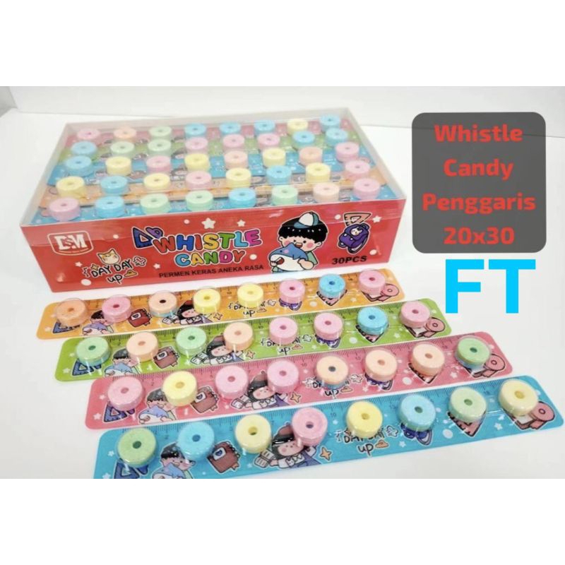 Candy whistle candy Ruler 30pcs | Shopee Malaysia
