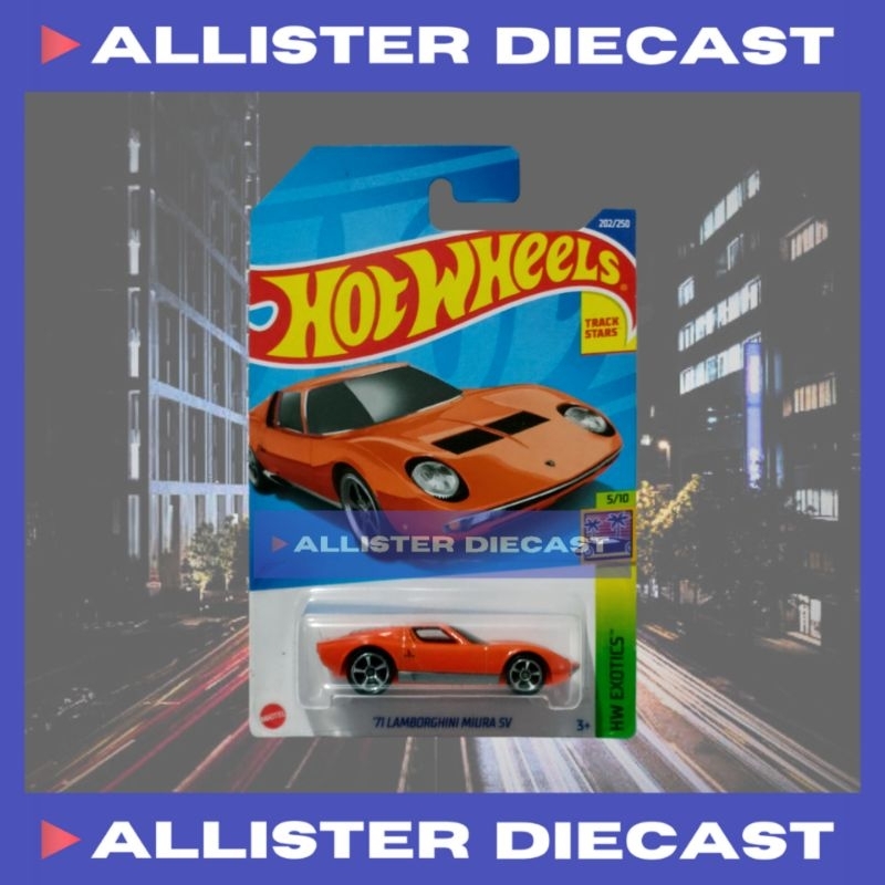 Hot Wheels 71 lamborghini Miura SV Oren ALLISTER diecast Hotwheels 71 ...
