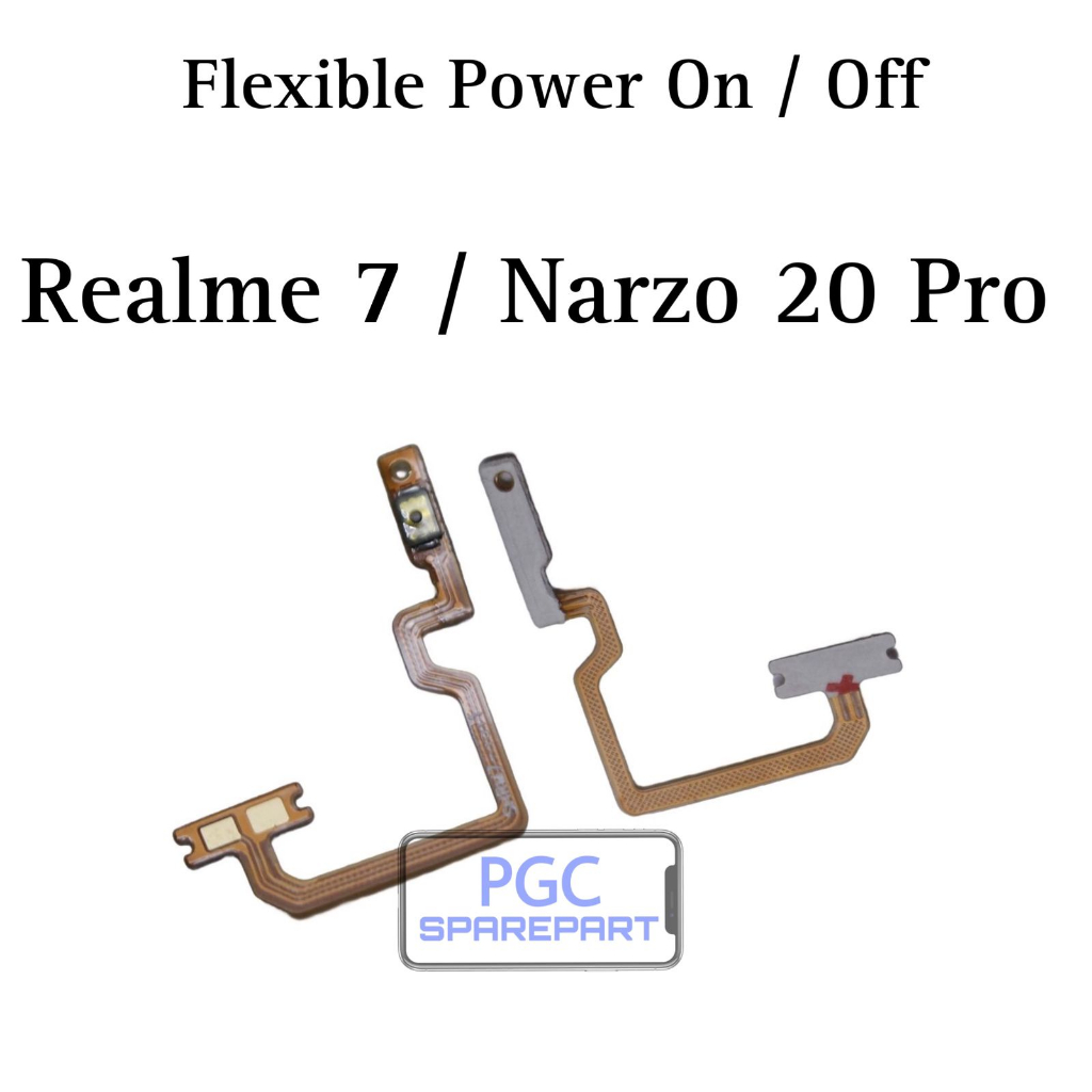 Original Flexible Power On Off Connector Realme 7/RMX2155/Narzo 20 Pro ...