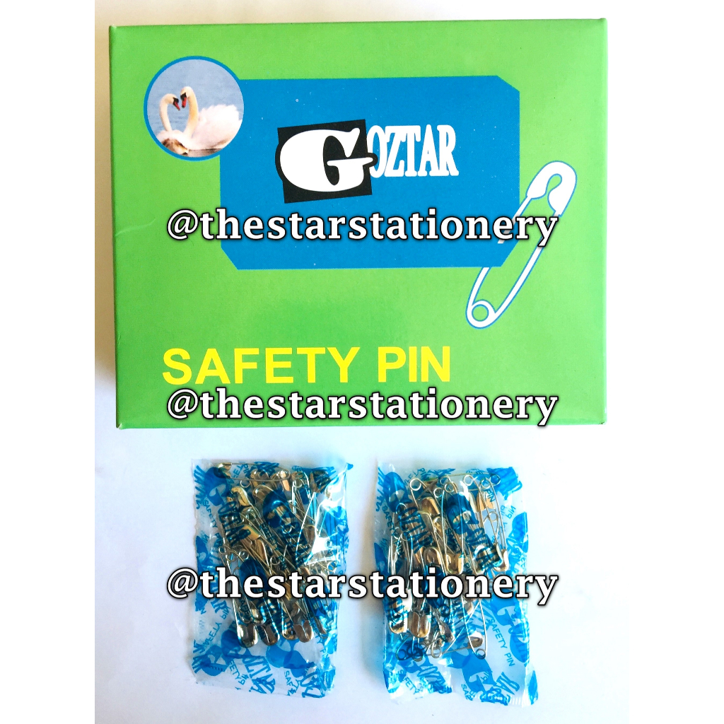 (1 Plastic Contents 36) WHOLESALE Goztar Pins Size 0-1-2 Silver ...