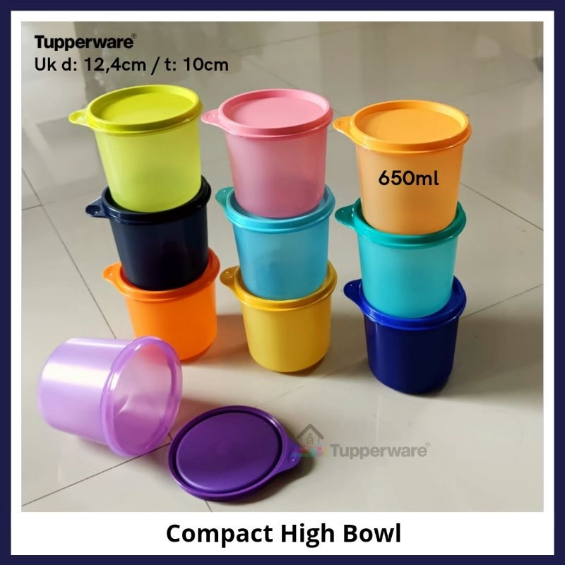 Compact High Bowl 650ml - Tupperware Mini Jar | Shopee Malaysia