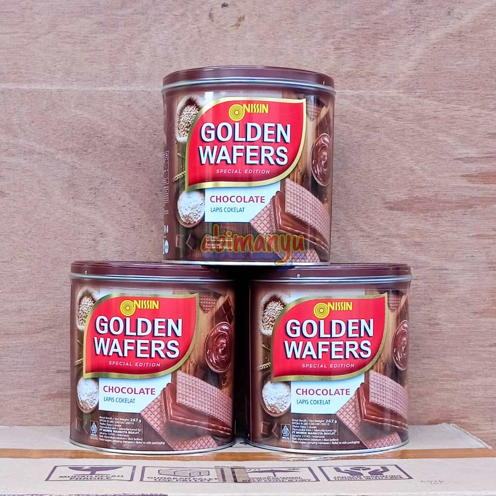 Nissin golden chocolate wafer 267 gr | Shopee Malaysia