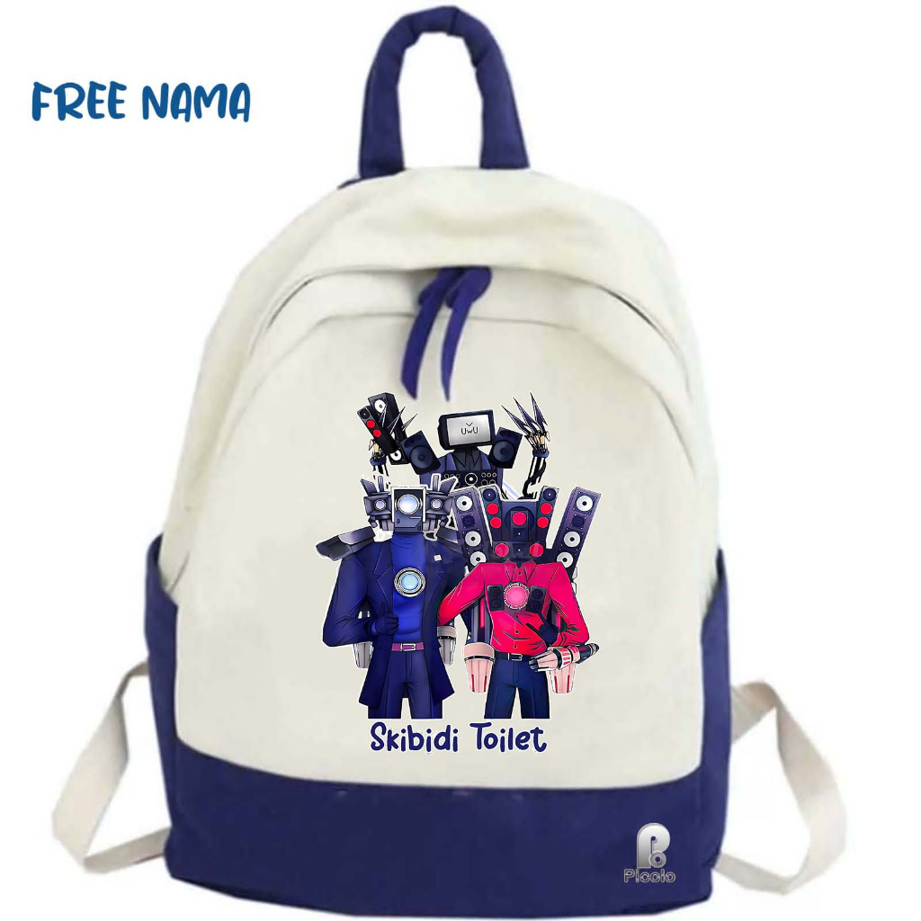 School Children's BACKPACK BACKPACK SKIBIDI MOTIF TOILET CAMERAMAN ...