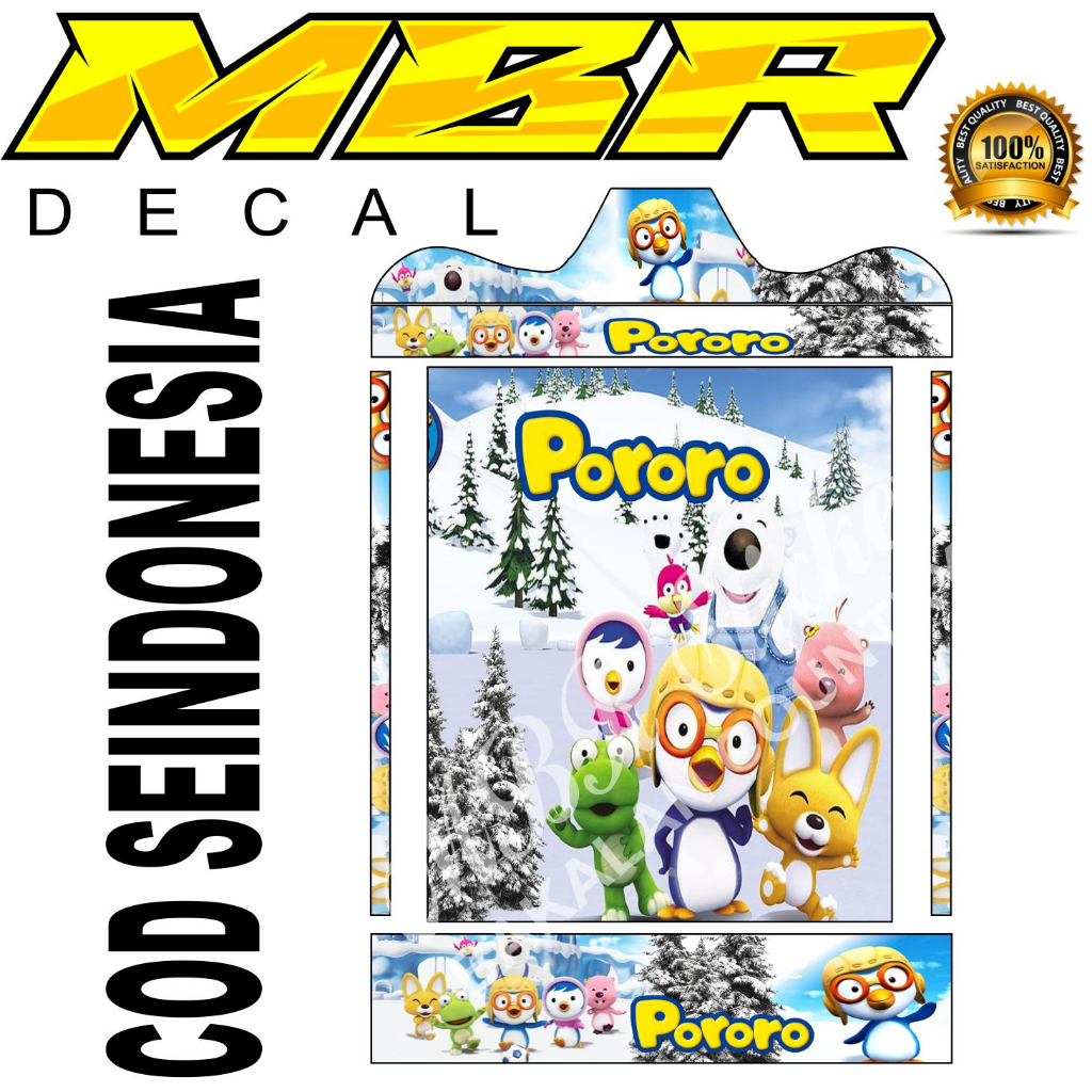 PORORO CAGE STICKER..BOX CAGE STICKER, BOX CAGE DECK | Shopee Malaysia
