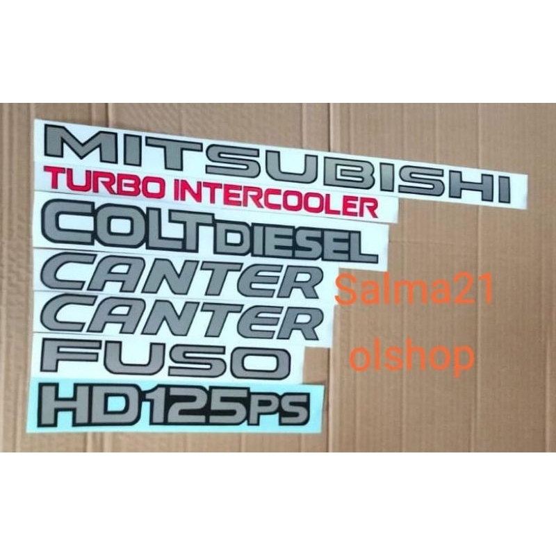 Striping BODY MITSUBISHI TURBO INTERCOOLER COLT DIESEL CANTER FUSO ...