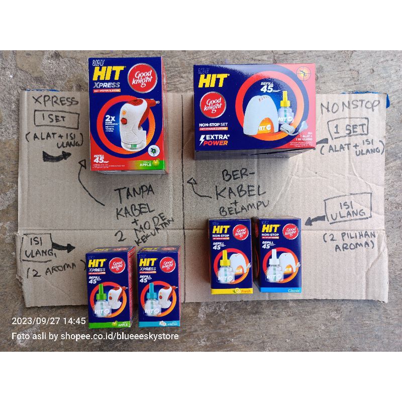 Hit Nonstop Xpress Liquid Electric Mosquito Repellent One Set And ...