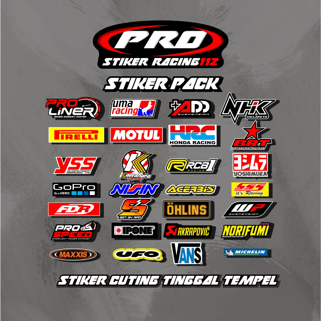 Sticker SET BY RAP PACK CUTTING | Shopee Malaysia
