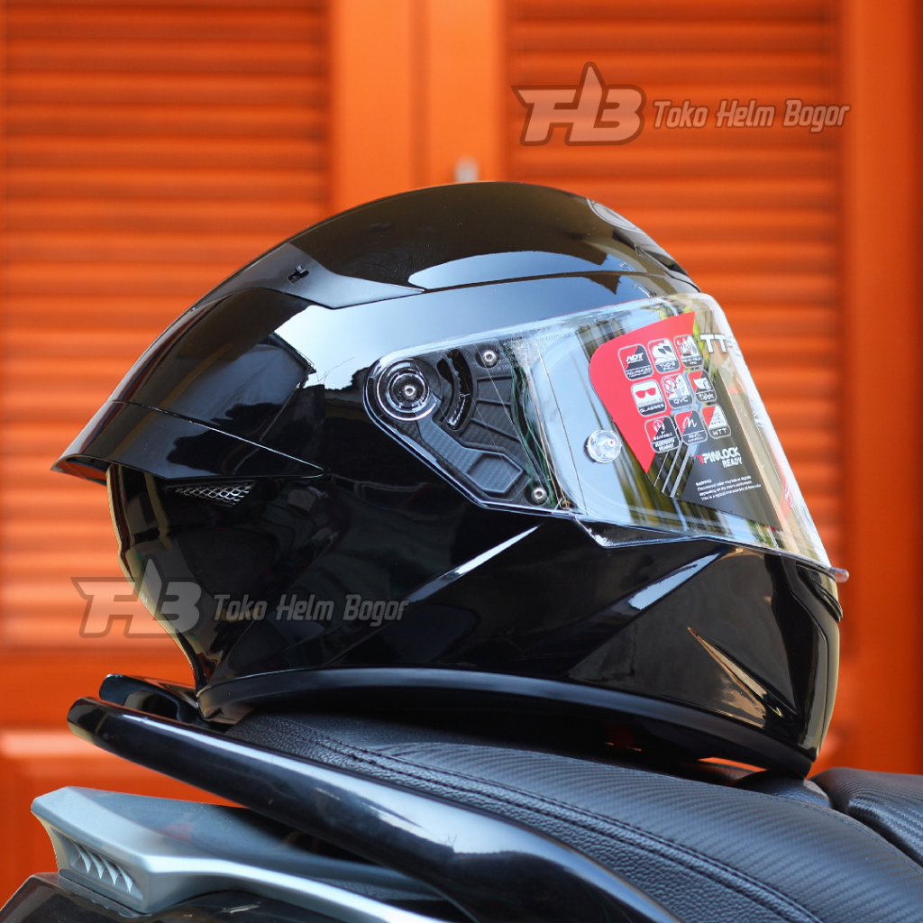 Kyt TT Course BLACK glossy original | Shopee Malaysia