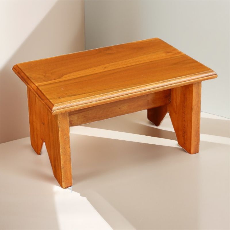 KAYU Wooden short chair/teak wood squatting chair/wooden squatting ...