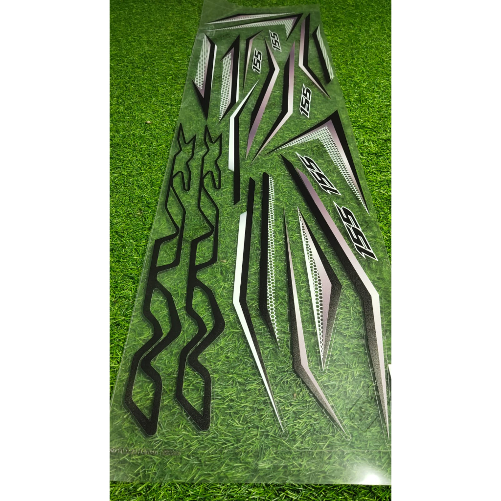 Aerox STRIPING LIS Transparent Clear Material STICKER Pole AEROX 155 ...