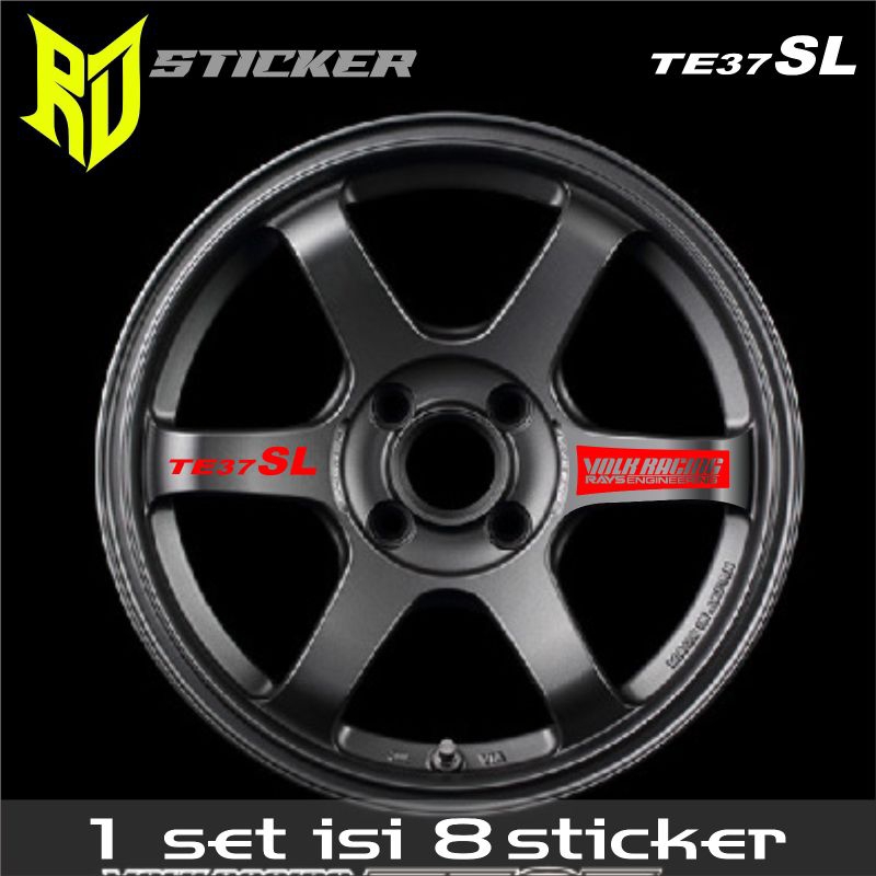 Transparent te37 SL Rim sticker | Shopee Malaysia