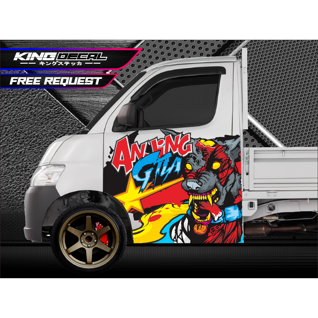 NEWEST PICK UP DOOR DECAL STICKER / GRANMAX TRAGA DOOR DECAL / PICK UP ...