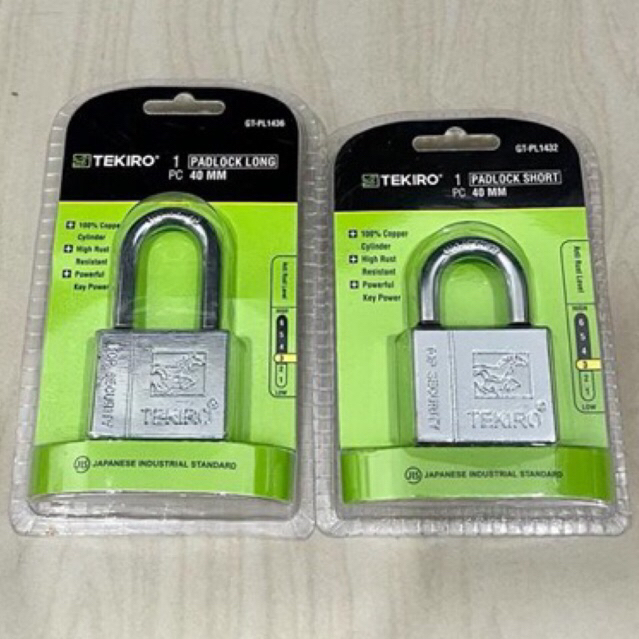 Tekiro 40mm ORIGINAL NICKEL NEKEL padlock TEKIRO japan normal SHORT ...