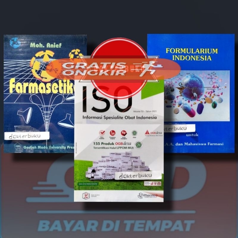 Package Of 3 ISO Books - FORMULARIUM INDONESIA(FOI) - Pharmaceuticals ...