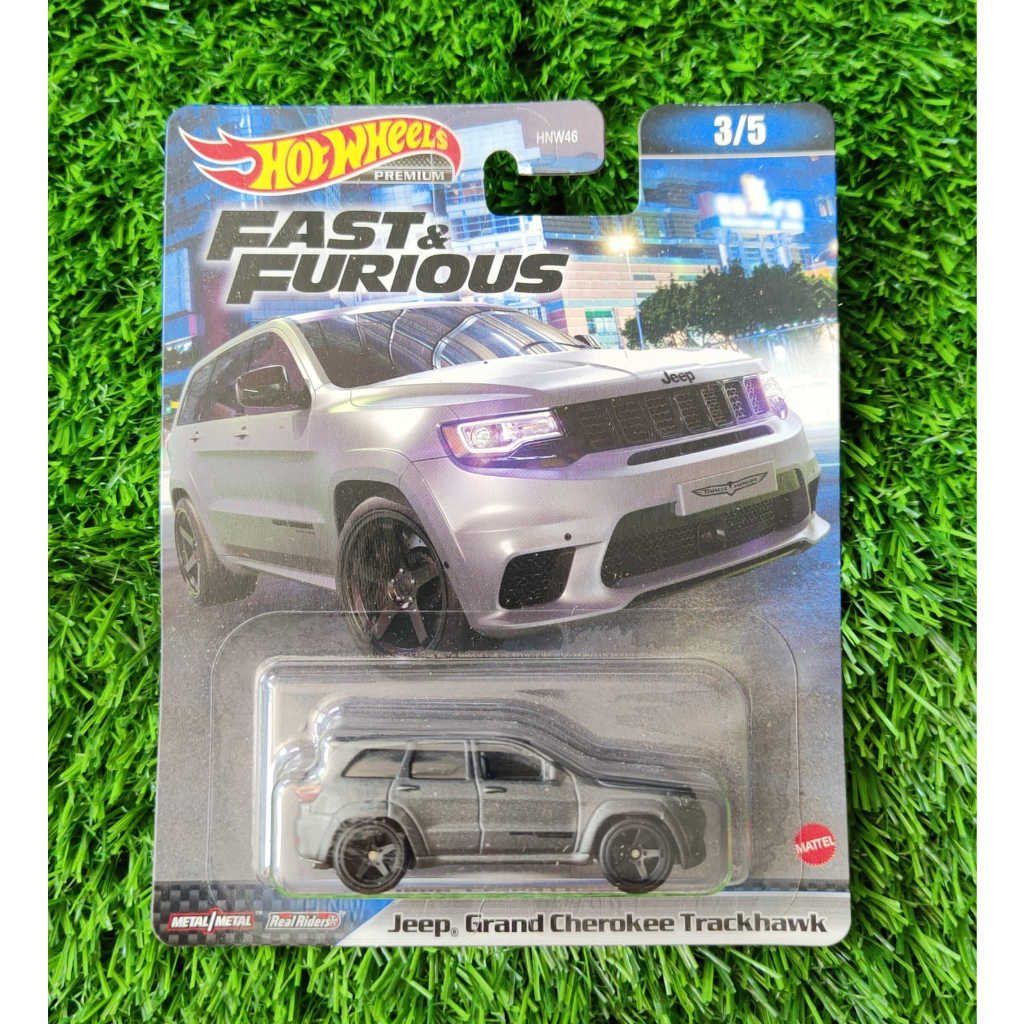Hot WHEELS PREMIUM JEEP GRAND CHEROKEE TRACKHAWK FAST AND FURIOUS ...