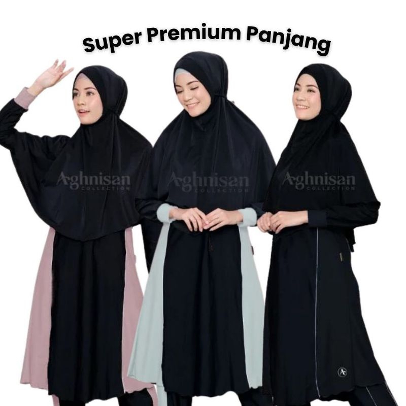Muslim Swimsuit Super Premium Long Adult Women Muslimah Syari Jumbo ...