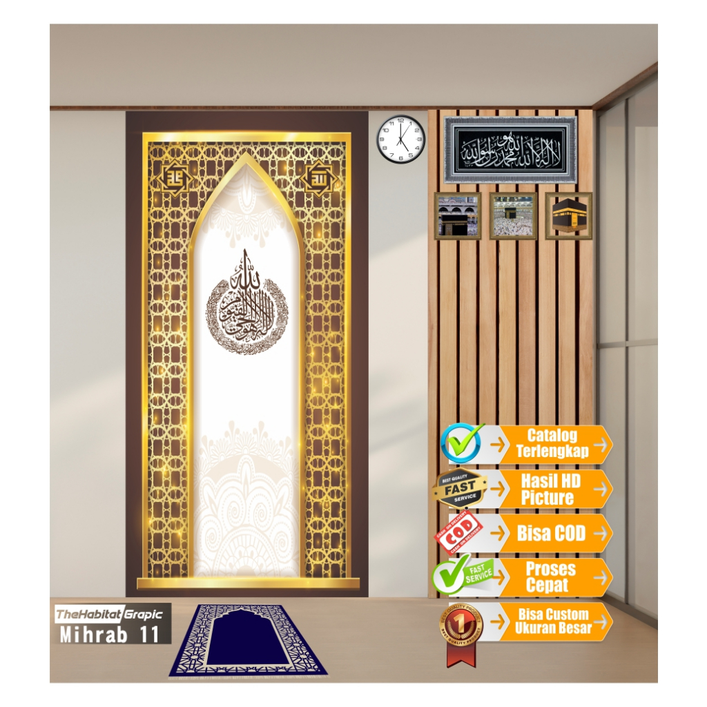 Home musholla mihrab wallpaper - Prayer Room mihrab wallpaper - mihrab ...