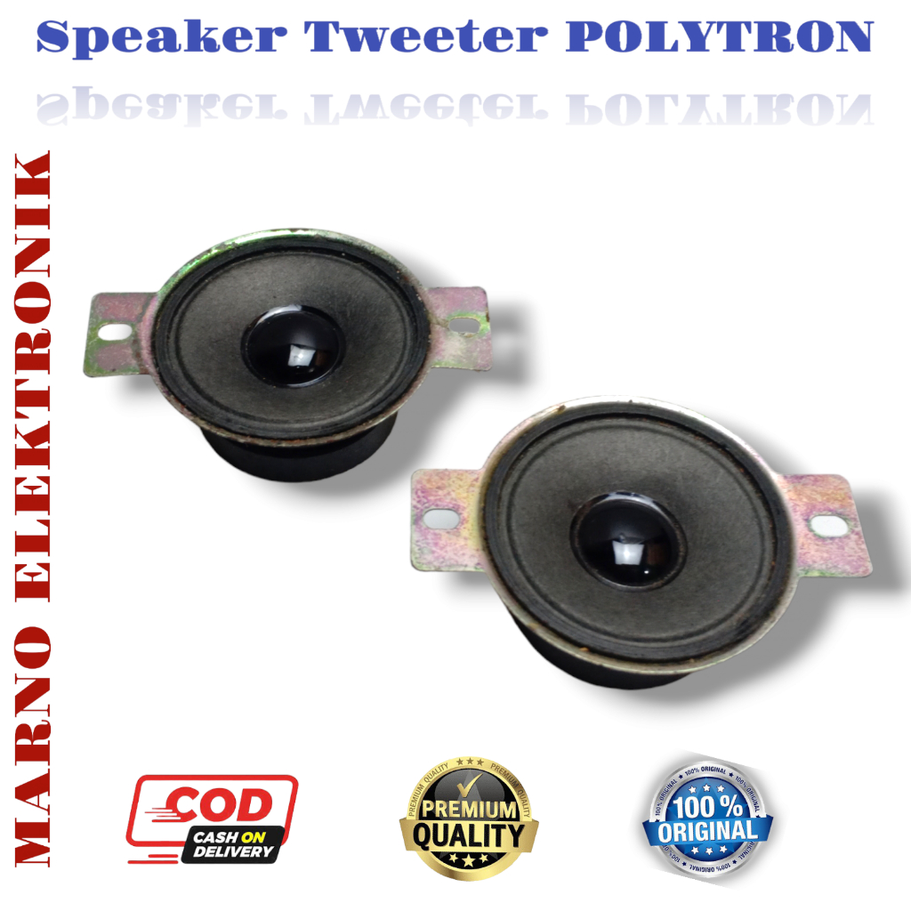 Polytron TWEETER SPEAKER DIAMETER 5.4 CM LENGTH 7.4 CM ORIGINAL ...