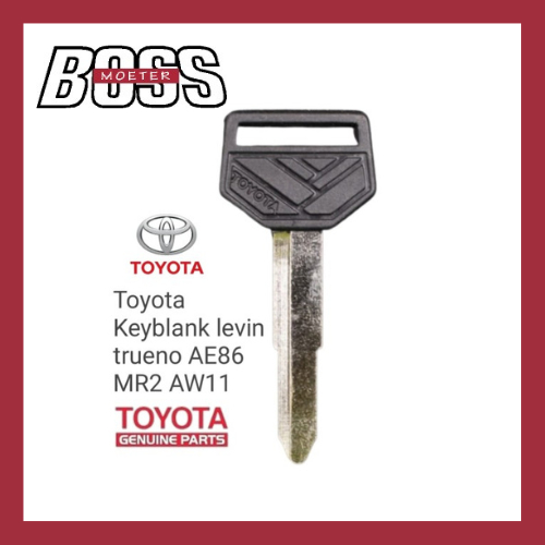 Toyota KEYBLANK LEVIN TRUENO AE86 MR2 AW11 OEM KEY | Shopee Malaysia