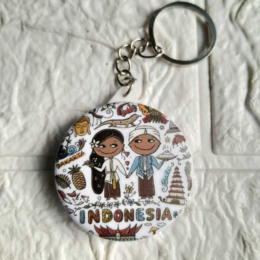 GANTUNGAN Souvenirs BY KEYCHAINS AND INDONESIAN/NUSANTARA BROS 4,4 CM ...