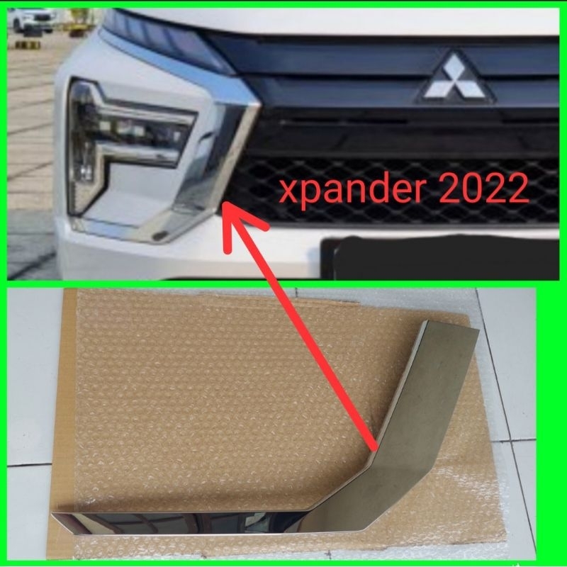 Garnish List Chrome Under The Front Bumper Xpander 2022 Original ...