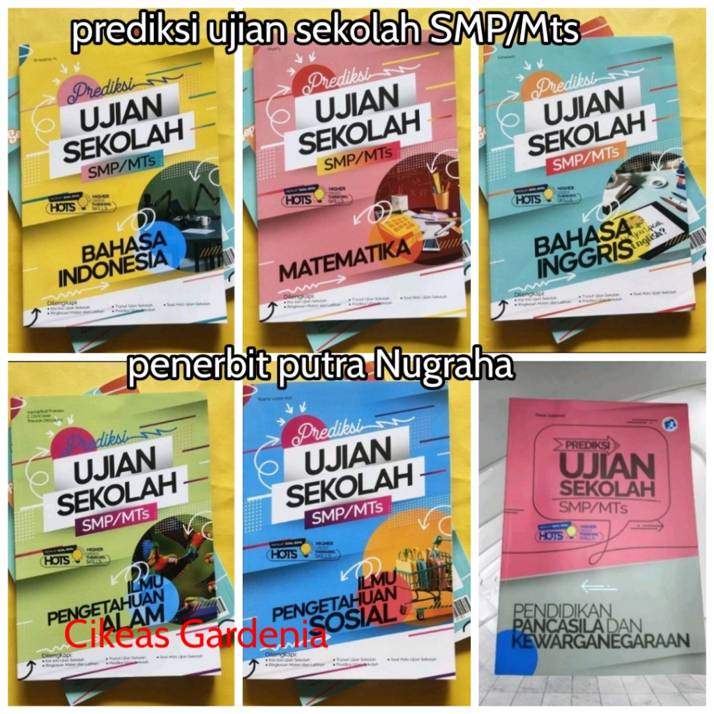 Unit price for school exam prediction books for SMP/Mts class 9, latest ...