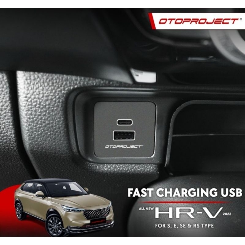 Fast charging USB type A + C All New HRV 2022-2023 Otoproject | Shopee ...