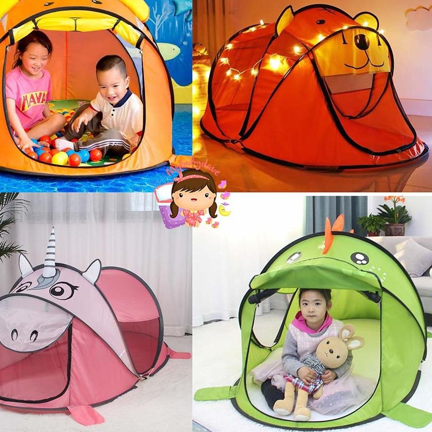 TENDA Shenar, CHILDREN'S TENT WITH ANIMAL CHARACTERS / FOLDING CHILDREN ...