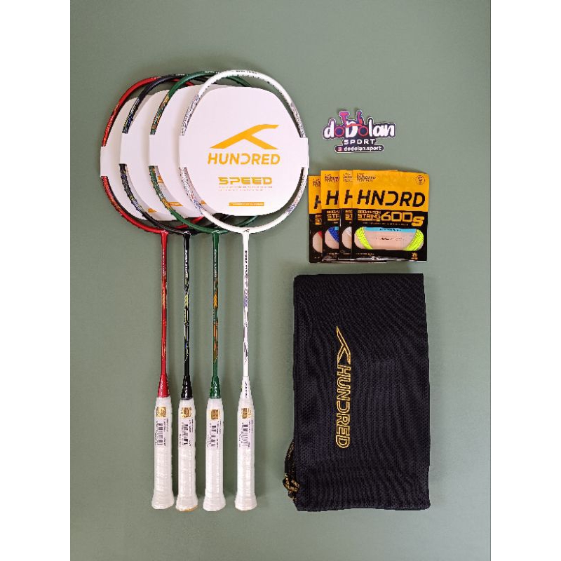 Hundred Super Storm Racket Original Full Package | Shopee Malaysia