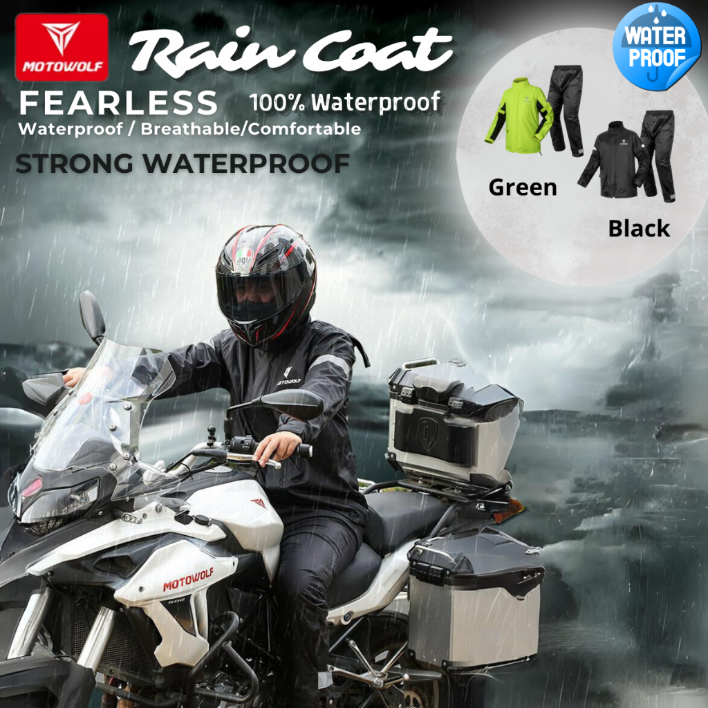 Motowolf Motorcycle Raincoat Original Waterproof Raincoat Raincoat ...