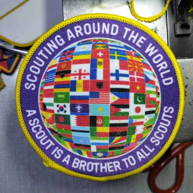 The World Merrow Around Scouting Emblem Patch | Shopee Malaysia