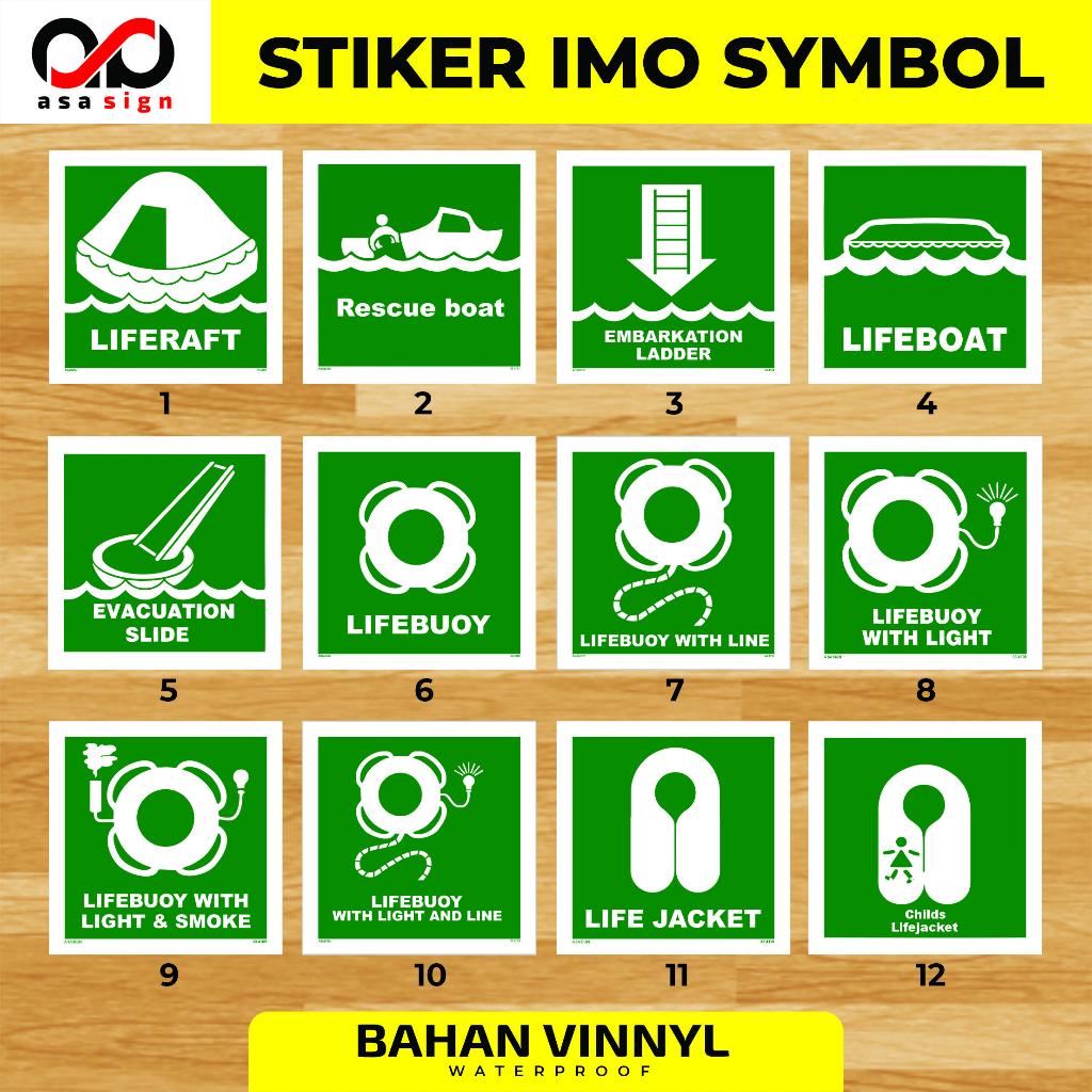 Sticker IMO SYMBOL Material VINNYL | Shopee Malaysia