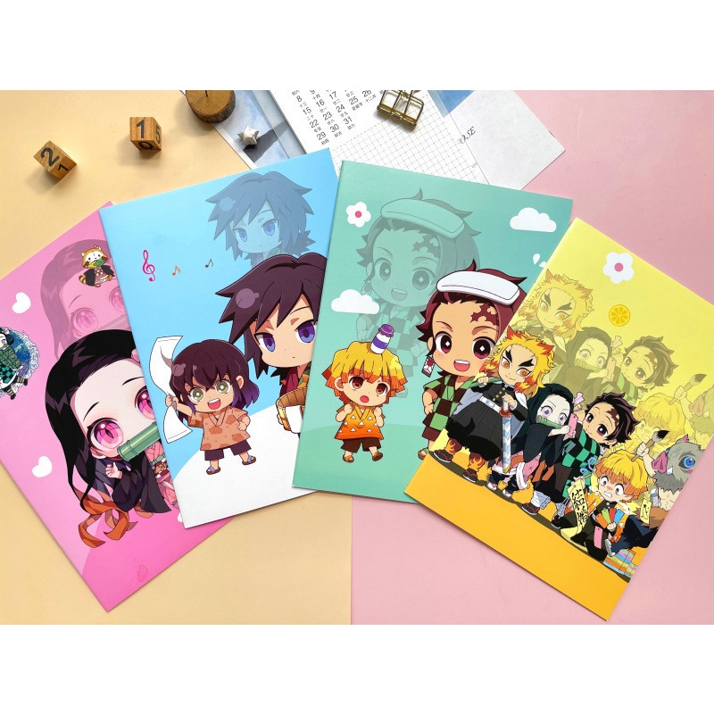 Gm - Large Size Patterned School Children's Writing Book B5 CARTOON ...